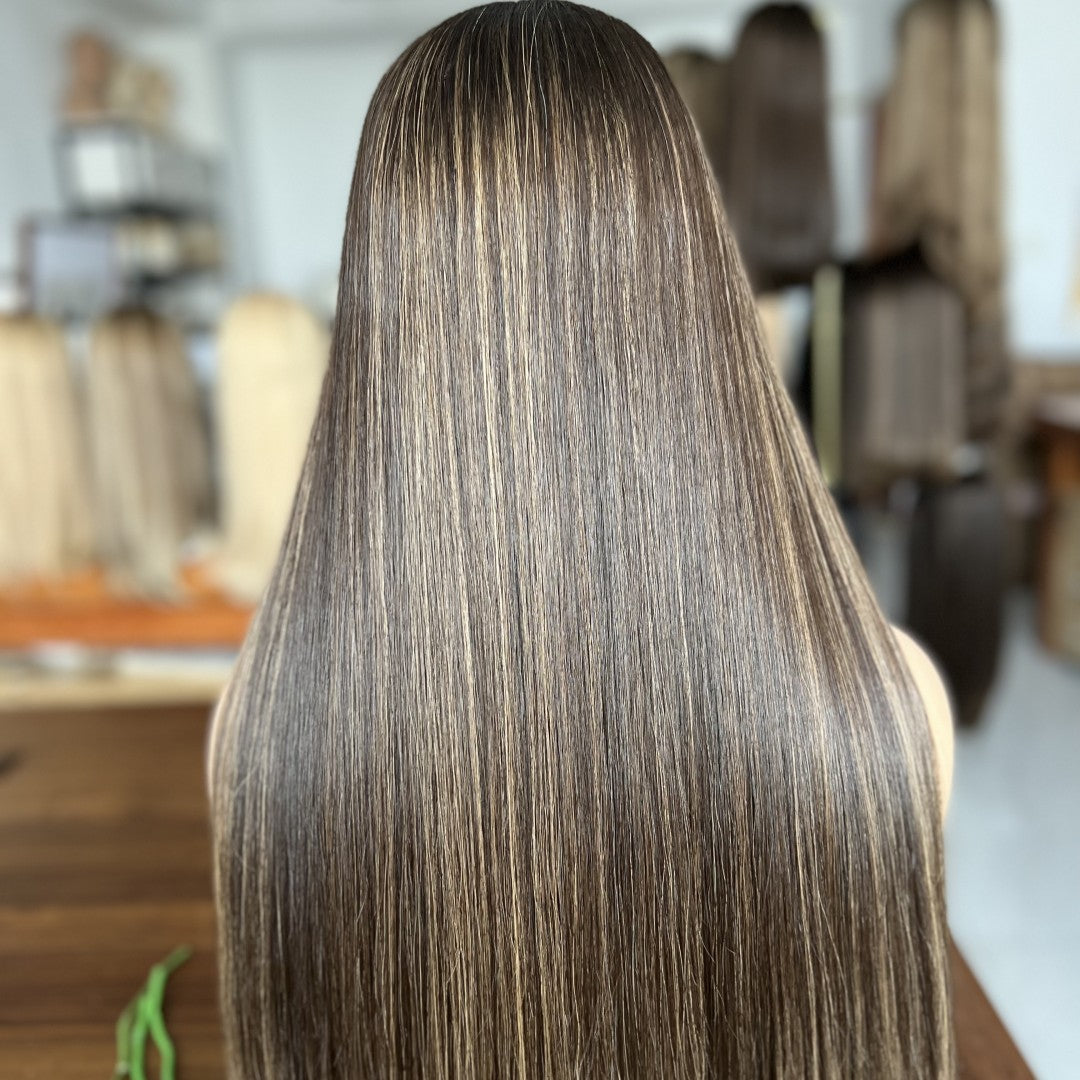 Customized Bandfall 100% Human Hair Wig | Refined Wigs – Refinedwigs LLC